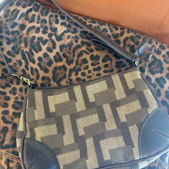 Nine West | Bags | Nine West Ultra Mini Vintage Monogrammed Purse ...